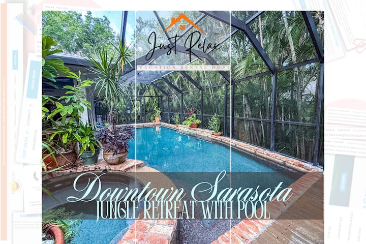 Downtown Sarasota Tahiti Getaway With Pool - Sarasota