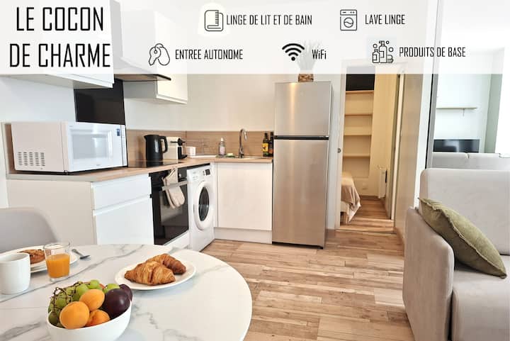 Le Cocon De Charme~literie De Qualité~neuf~central - Tarbes