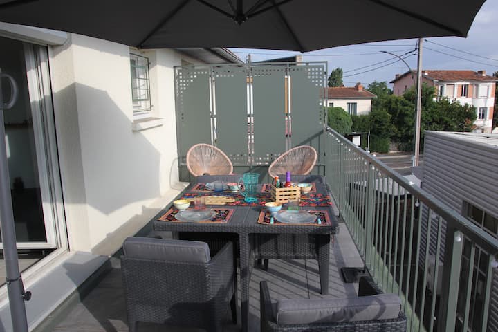 La Casita Mexicana - Grand T2 Avec Terrasse - Toulouse