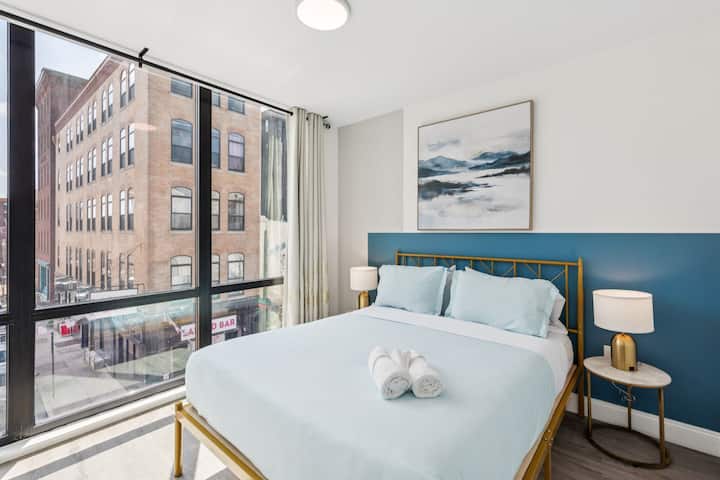 Modish And Cozy 1br/1ba Suite At Chinatown - 13 - Aéroport de Philadelphie (PHL)