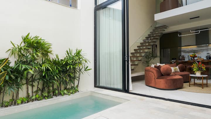 Brand New 2 Br Private Pool Villa, 5-min Beach - Canggu
