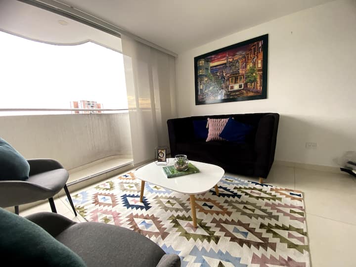 Apartamento Cerca A Foscal Barrio Tranquilo - Floridablanca