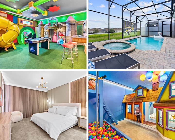 Brand New Themed 09 Bedrooms/pool Led At Solara - Florida