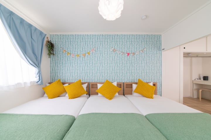 スカイツリー徒歩6分/渋谷_銀座_浅草_空港_ディズニーランド直通/ベット4/30㎡/最大5人 - Urayasu