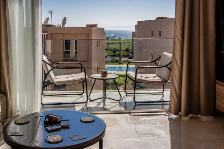 Vue Panoramique Mer Et Golf - Taghazout