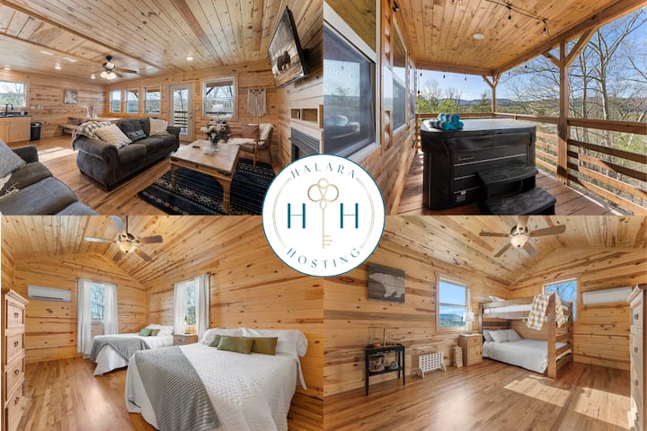 Peaceful Cabin Near River W/ Fire Pit + Hot Tub - Jasper, AR