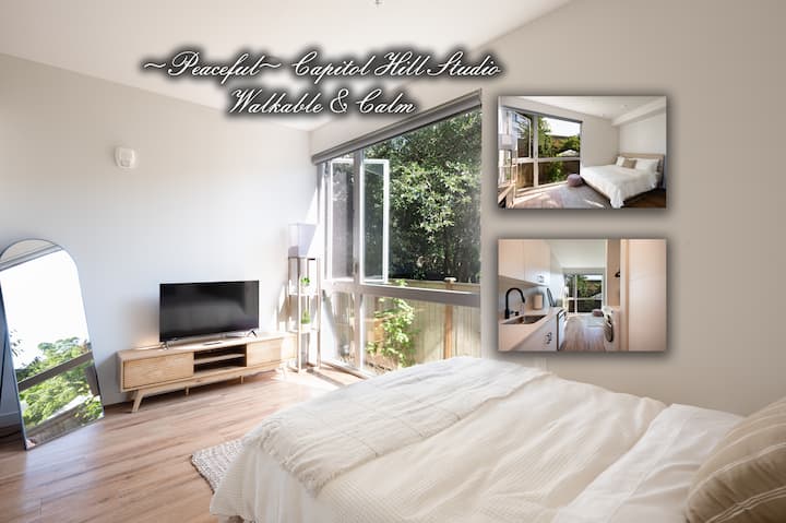 ~Peaceful~ Capitol Hill Studio | Cute & Walkable - Seattle, WA