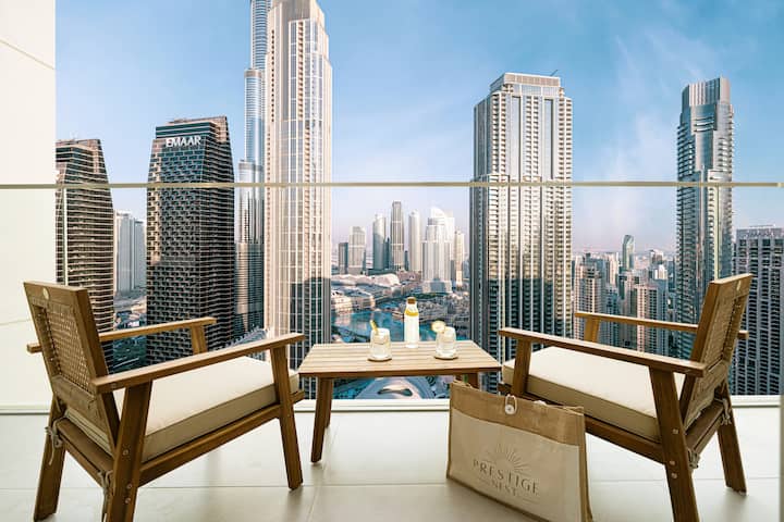 Nest | Skyline 4br | Burj & Fountain Views | Opera - Dubái