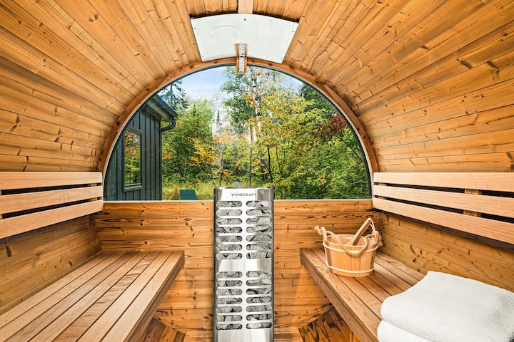 Private Sauna + Fireplace · Wildernest Cabins #1 - Duluth, MN