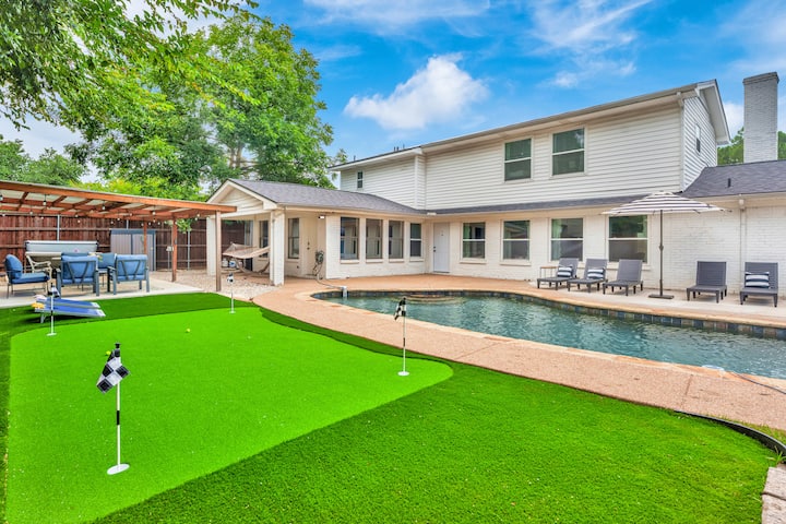 Sleeps 20 W Heated Pool & Hottub By Stockyards Dfw - Fort Worth, TX