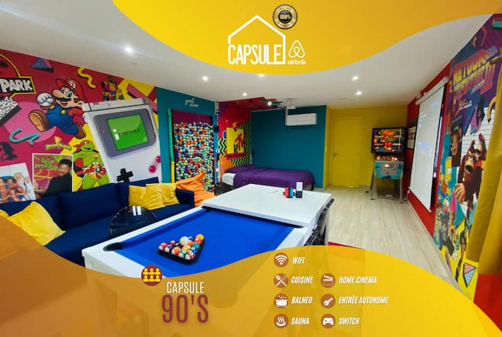Capsule 90's - *Netflix *Sauna - Mons