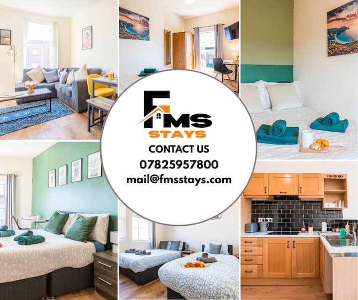 4 Bed/big Monthly Discounts/free Wifi/free Parking - Liverpool