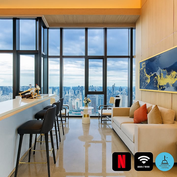 Private Luxury | 360 Lounge View Condo | Asoke Mrt - バンコク