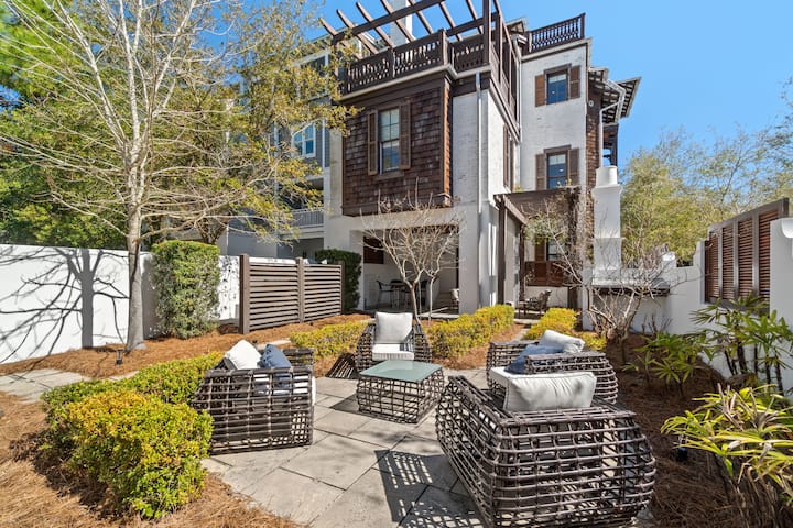 Rosemary Next 2 Pool, Fits 18! Outdoor Oasis! Pets - Alys Beach, FL