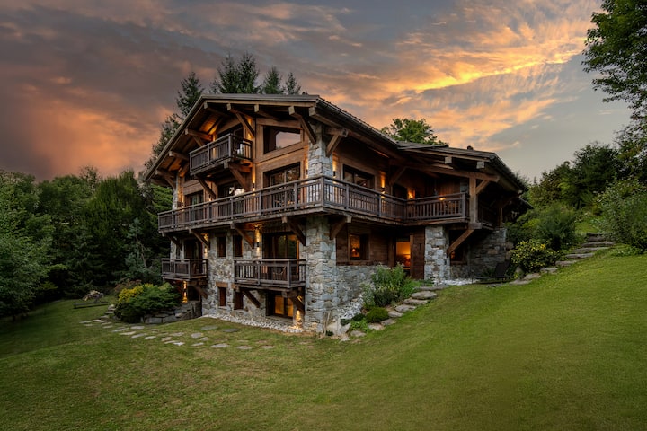 7br Luxury Chalet With Hammam And Cinema In Megève - Megève