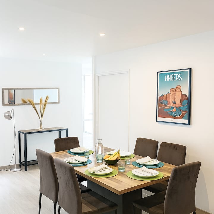 ÉLégant Rez-de-jardin 4 Chambres à Angers - Angers