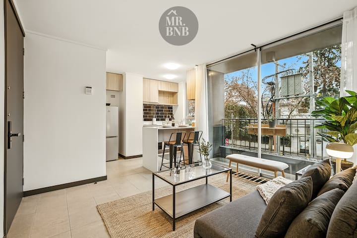 Departamento Elegante Y Tranquilo En ÑUñoa - Ñuñoa