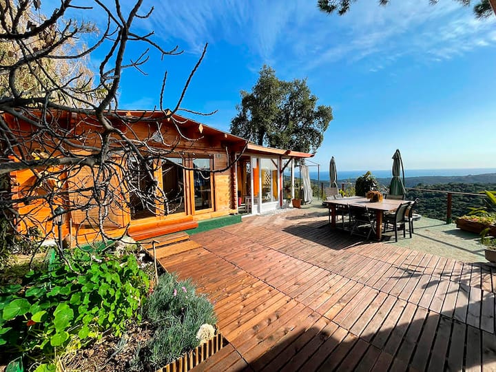 Chalet En Bois Pour 2 Personnes - Sant Celoni
