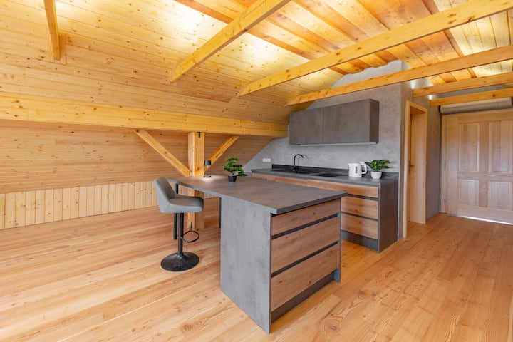 The Barn Košnik | Wooden Cosy Hayrack Apartment 1 - Kranj