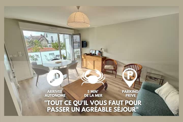 Voiles Du Cap: Parking / 5 Min' à Pieds De La Mer - Wimereux