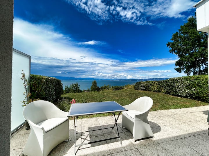 La Terrase Du Léman — Calme & Vue Panoramique - Évian-les-Bains