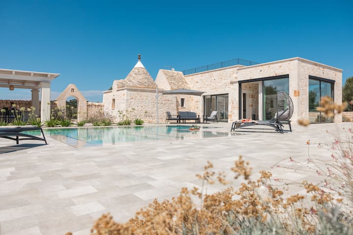 Il Trullo Del Merlo - Piscina A Sale E Sauna - Italia