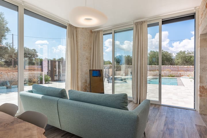 Il Trullo Del Merlo - Piscina A Sale E Sauna - Apulia