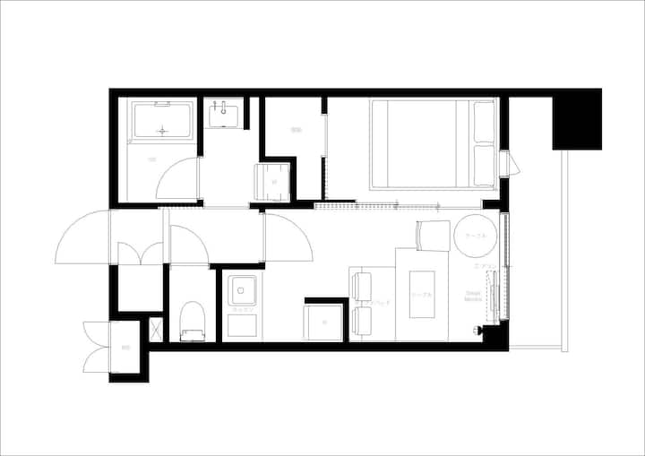 Built In 2025/30min To Haneda Airport By Train/e03 - Roppongi