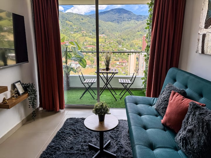 Apartamento Con Vista A La Montaña, Piscina Y Gym - Envigado