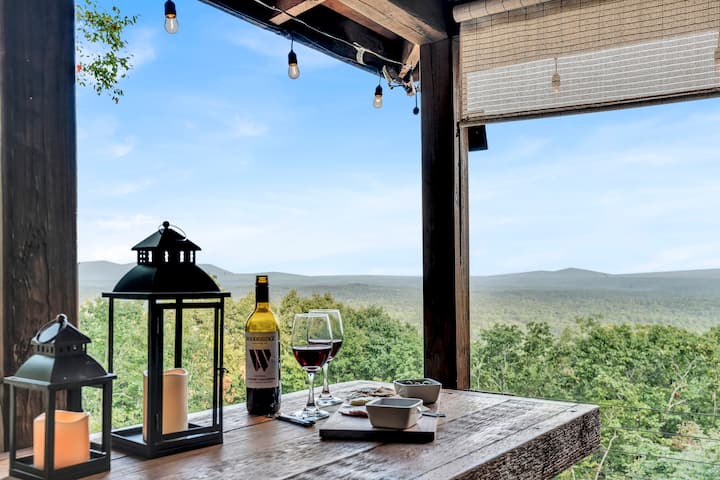 Cozy Luxury Cabin - Breathtaking Mountain Views. - Carters Lake, GA