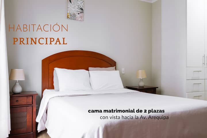 Departamento Céntrico Con Balcón Y Parking Privado - Lima