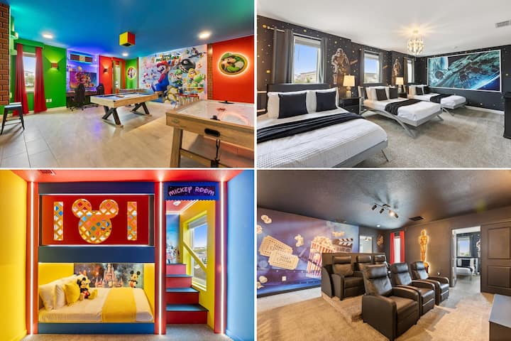 9 Bd/ 5 Ba Sleeps 26! Storey Lake (2867 Sc) - Kissimmee