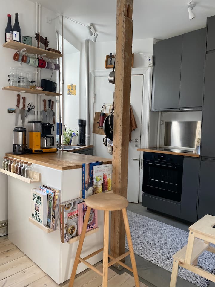 Charming Vesterbro Apartment - Kopenhagen