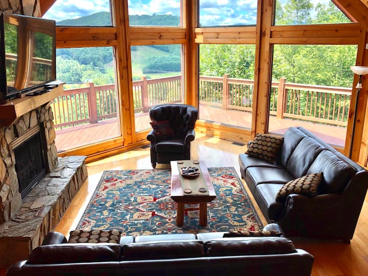 Awesome View, Mins To Blue Ridge Pkwy,  Lg Hot Tub - North Carolina