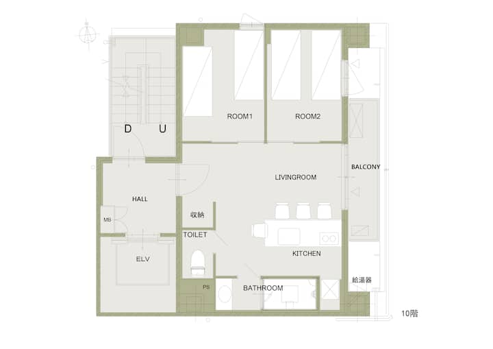 High-floor 2br Family Room W Balcony｜8 Min Jr Sta - Ueno