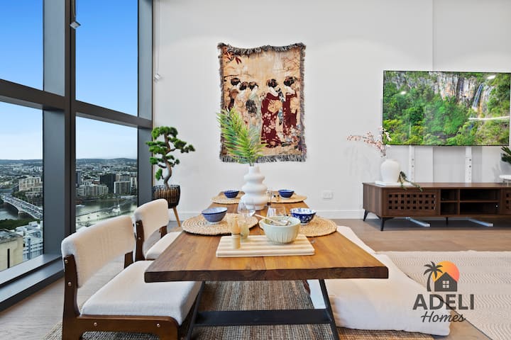 Tokyo Calm | Elegant Cbd Escape At Queen’s Wharf - Brisbane