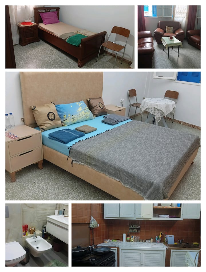 Cozy Marsa Apartment | Beach, Night Vibes, History - La Marsa