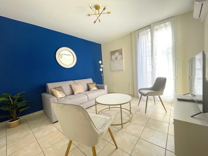 Bleu Du Sud*clim*jusqu'à 4 Pers*beziers Centre - Béziers