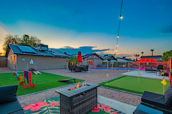 Family Getaway W/ Heated Pool, Hot Tub & Game Room - Phoenix, AZ