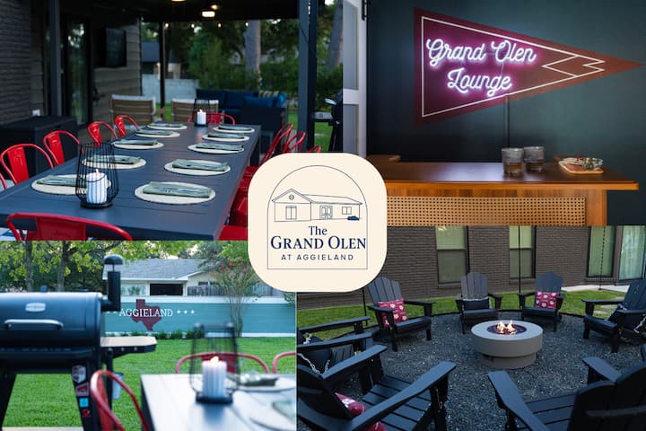Aggieland | Bar Lounge+fire Pit+backyard Haven - Bryan, TX