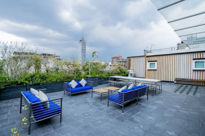 118 Cozy 2br Apt By Bellas Artes, A/c + Washer - Mexico City