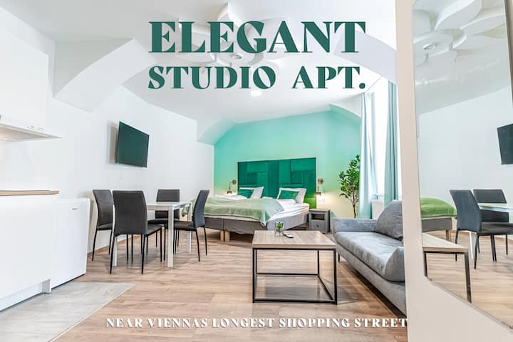 8-min Walk To Westbahnhof - King Studio W/ Washer - Wien