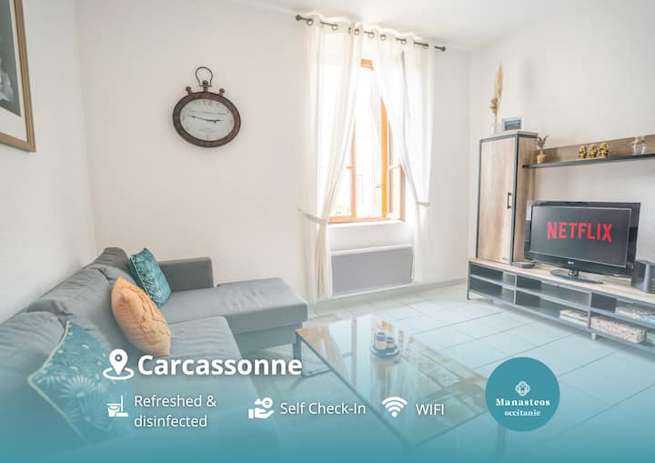 Charmant T2 Au Pied De La Cité De Carcassonne- Al - Carcassonne