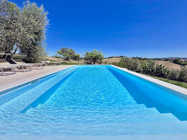 Incantevole Casale Storico Con Piscina Da Sogno - Senigallia