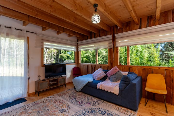 Cabaña Tinaja Y Vista Al Volcán - Los Ríos