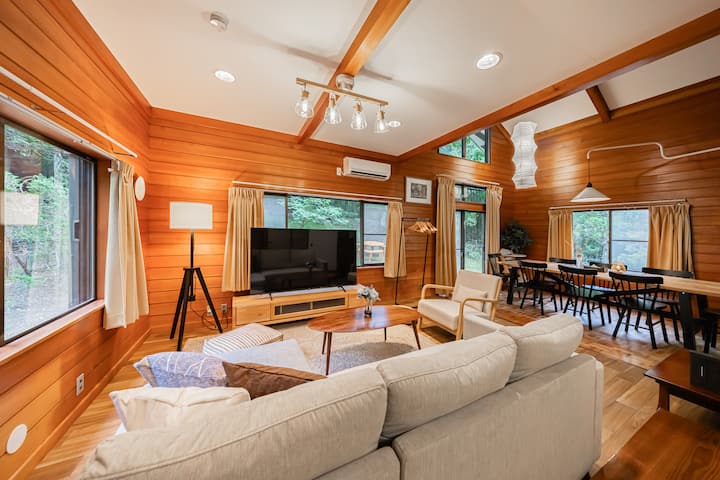 【Hakone】quiet Nature Retreat|12guests|terrace - Hakone