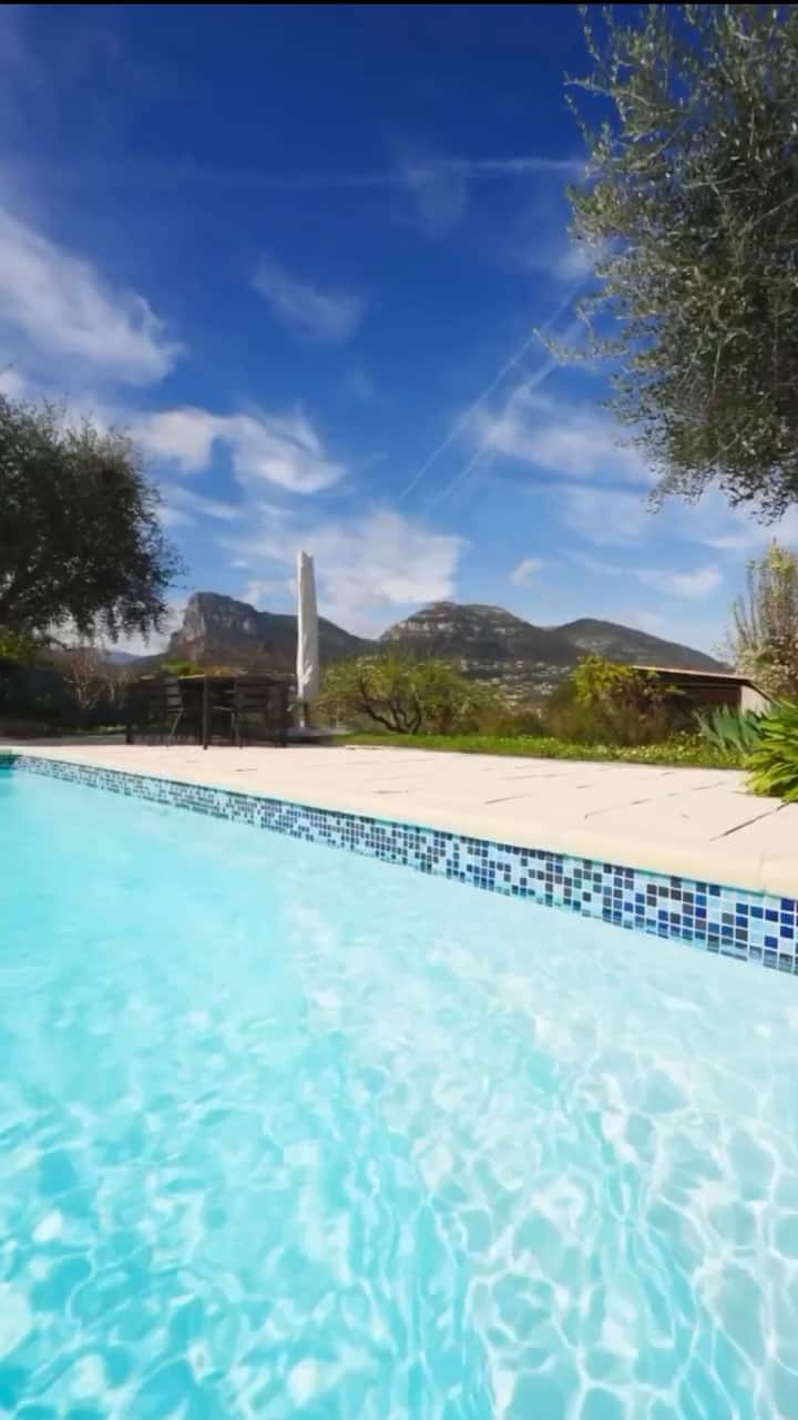 Villa Rieuse Appt Piscine Et Jardin Privé - La Gaude