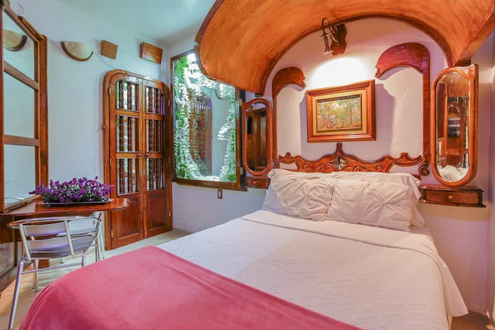 Suite Corazón | Wifi, Baño, Cocina | En Coyoacán - Mexico City