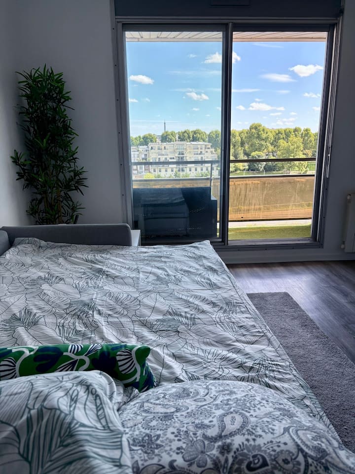 Beau Studio Courbevoie Vue Seine - ibis Paris La Defense Courbevoie