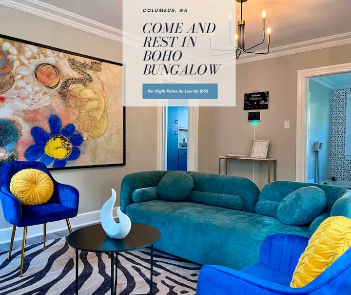 Stylish Bungalow Near Fort Benning - Columbus State University, Columbus